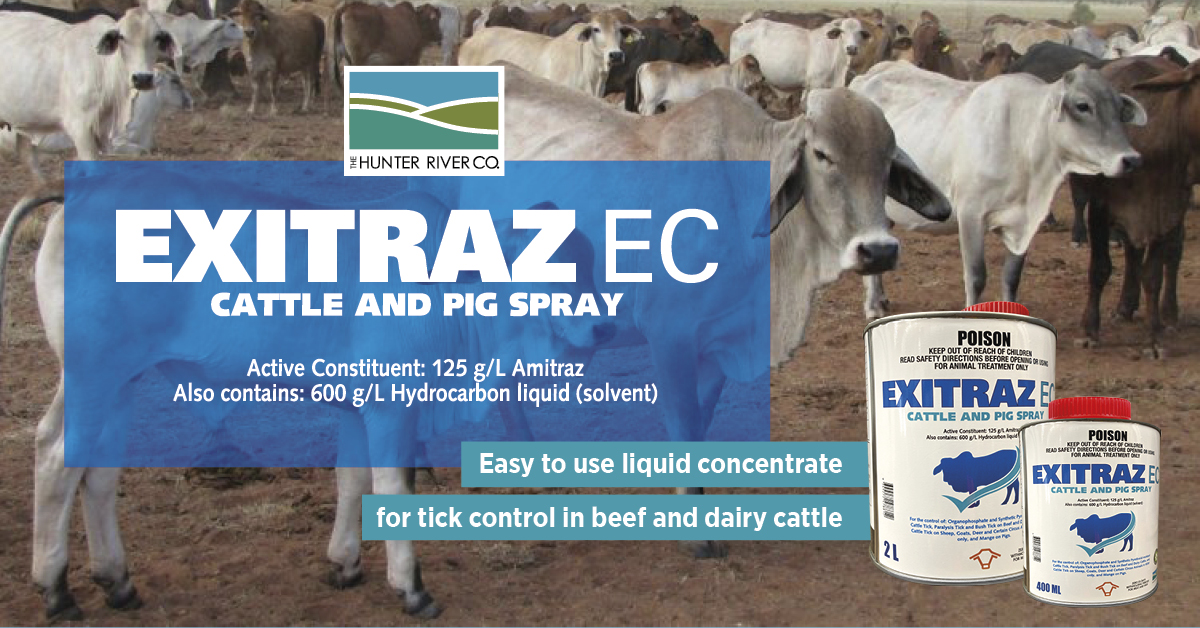 EXITRAZ EC CATTLE AND PIG SPRAY – Pastoral Ag